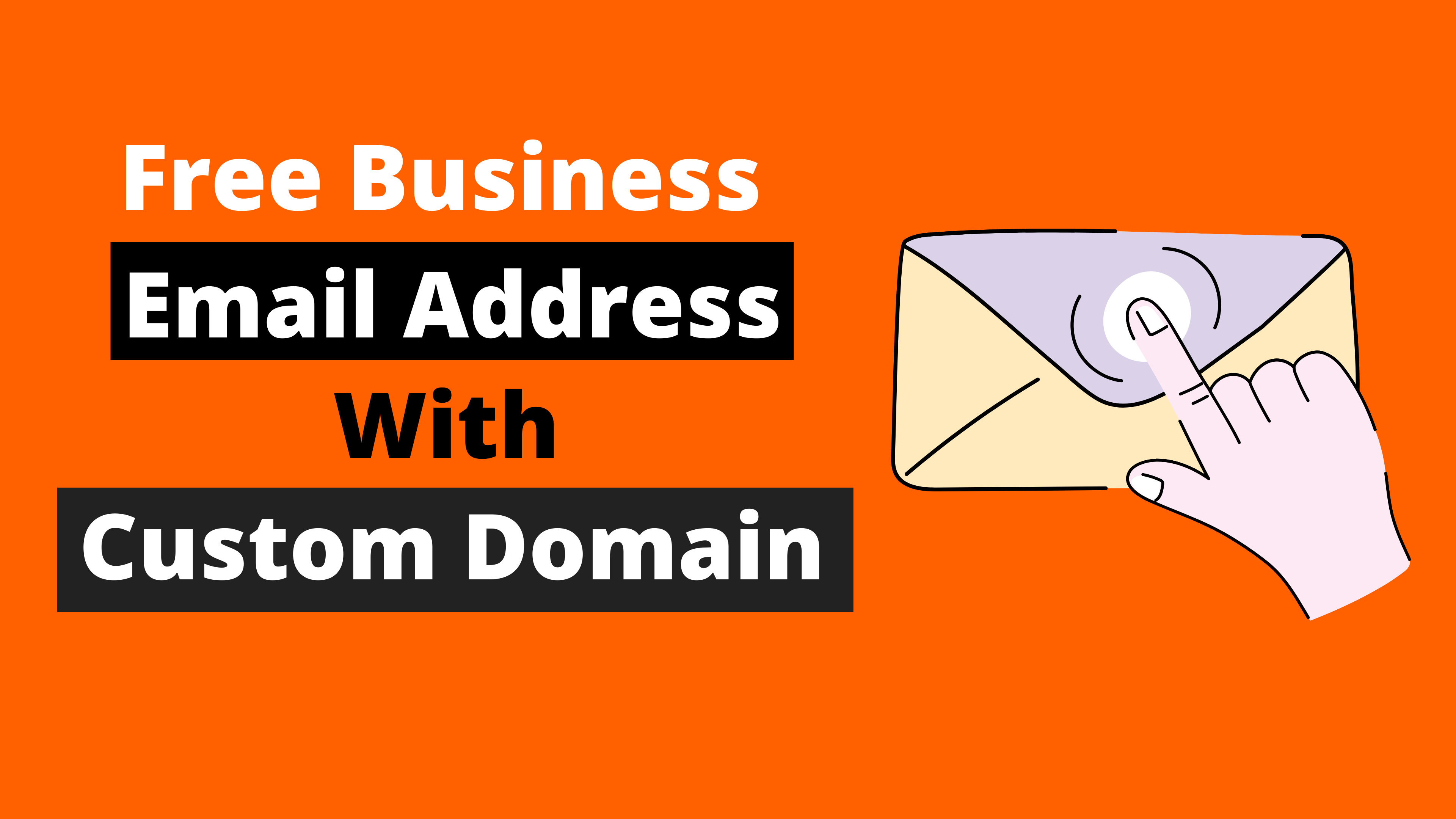 How To Get Business Email Address Free Custom Domain Email Provider 